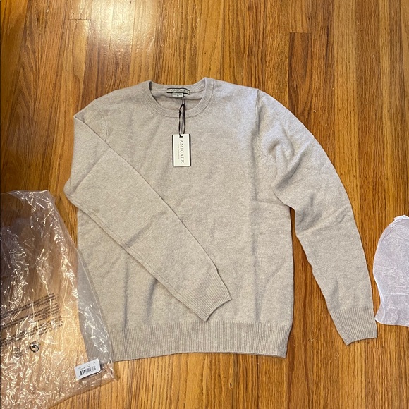 Amicale Cashmere | Sweaters | Nwt Amicale 0 Cashmere Sweater In Oat ...